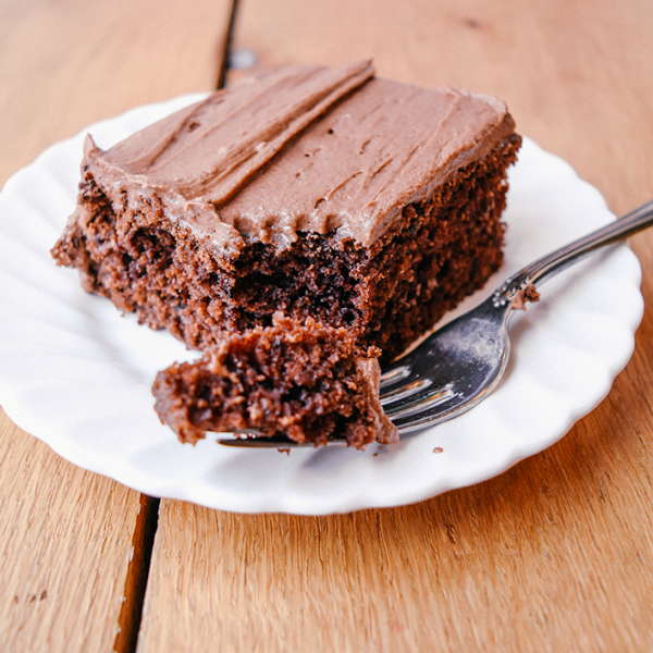 Skuffukaka - Icelandic Chocolate Cake - Brambleberry Meadow