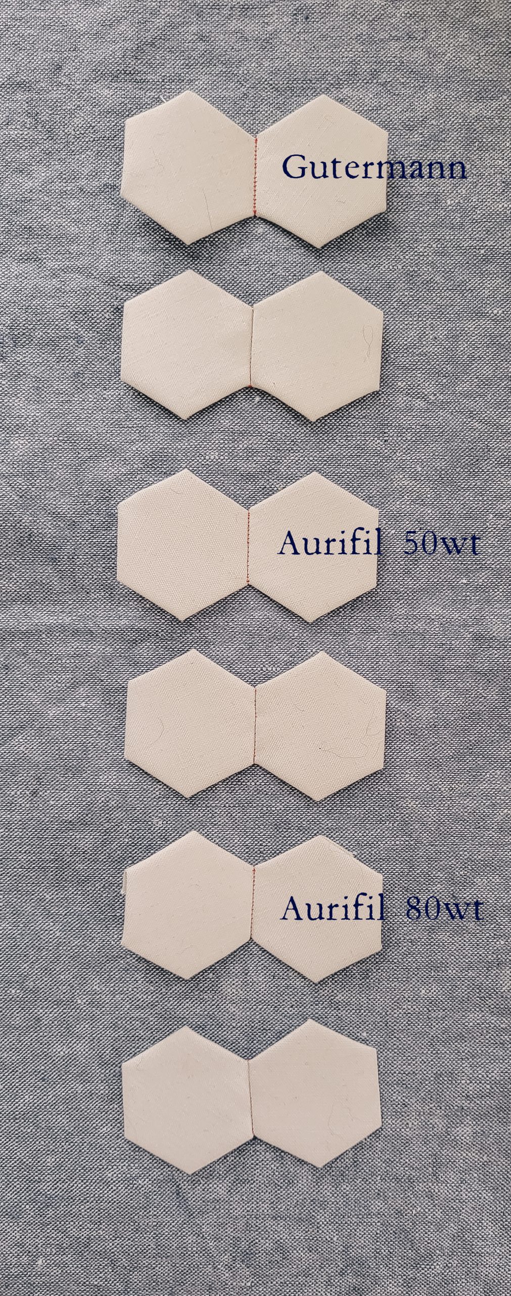 Thread and Stitch Choices for English Paper Piecing - Brambleberry Meadow